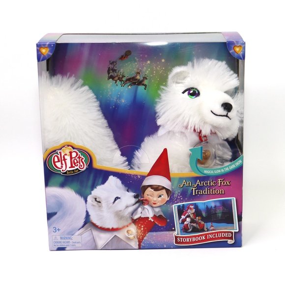 Elf on the shelf | Toys | New Elf Pets An Arctic Fox Tradition Plush ...